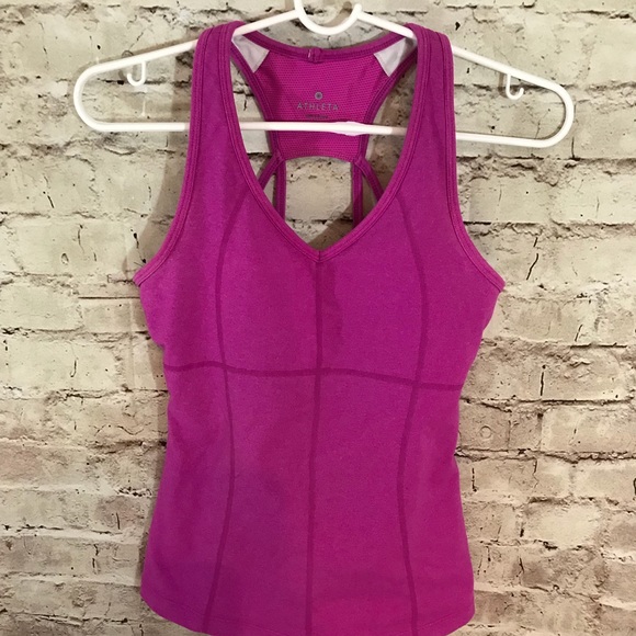 Athleta | Tops | Athleta Equator Pink Racerback Tank Top | Poshmark